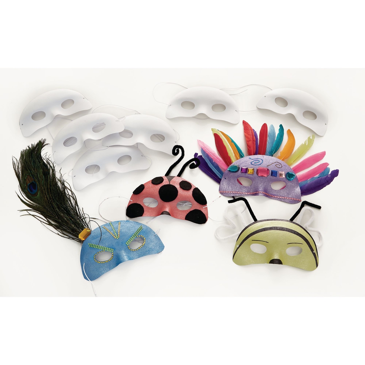 Classmates Half Masks - Pack of 10 | HE1497392 | Hope