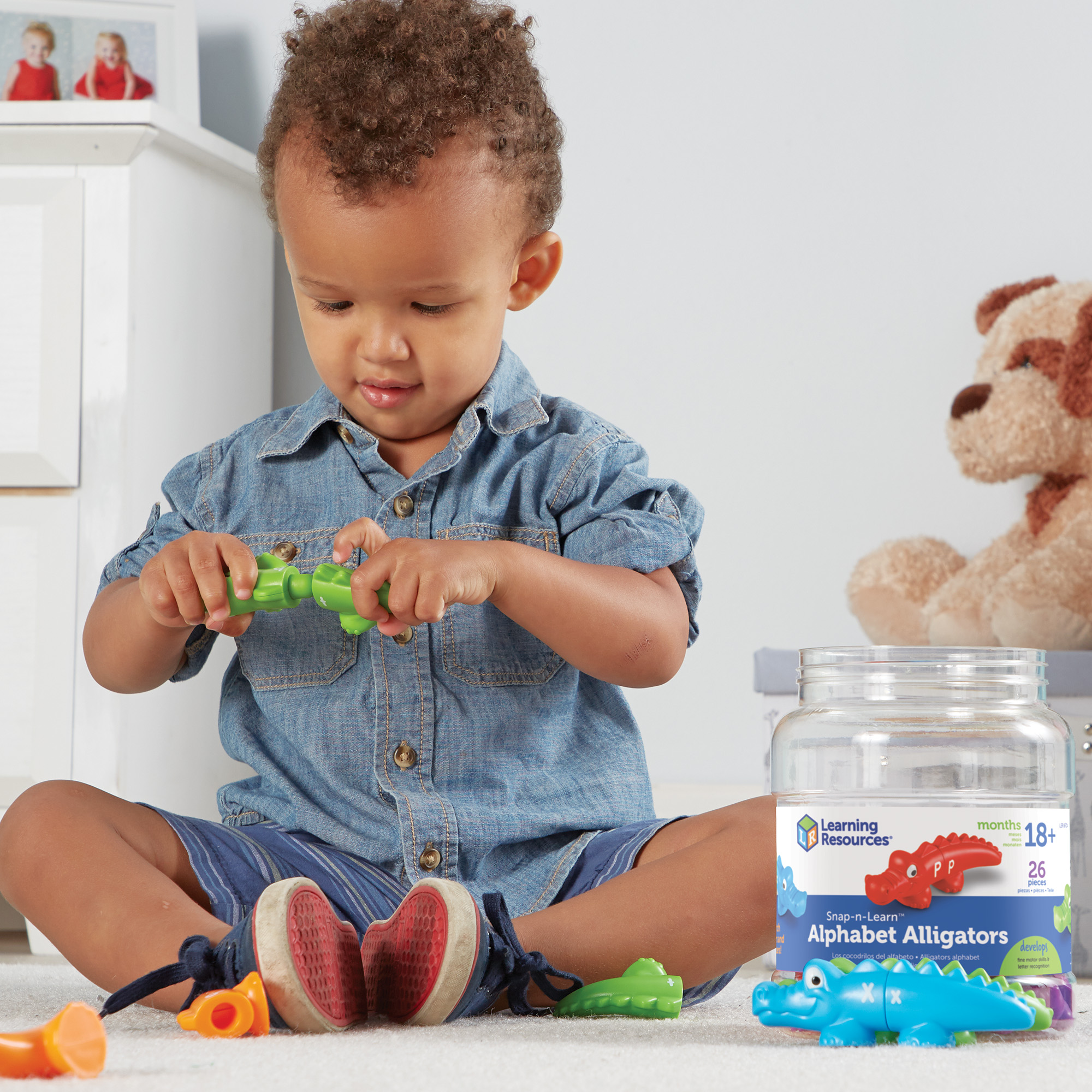 HE1497395 - Learning Resources Snap-n-Learn Alphabet Alligators - Tub ...