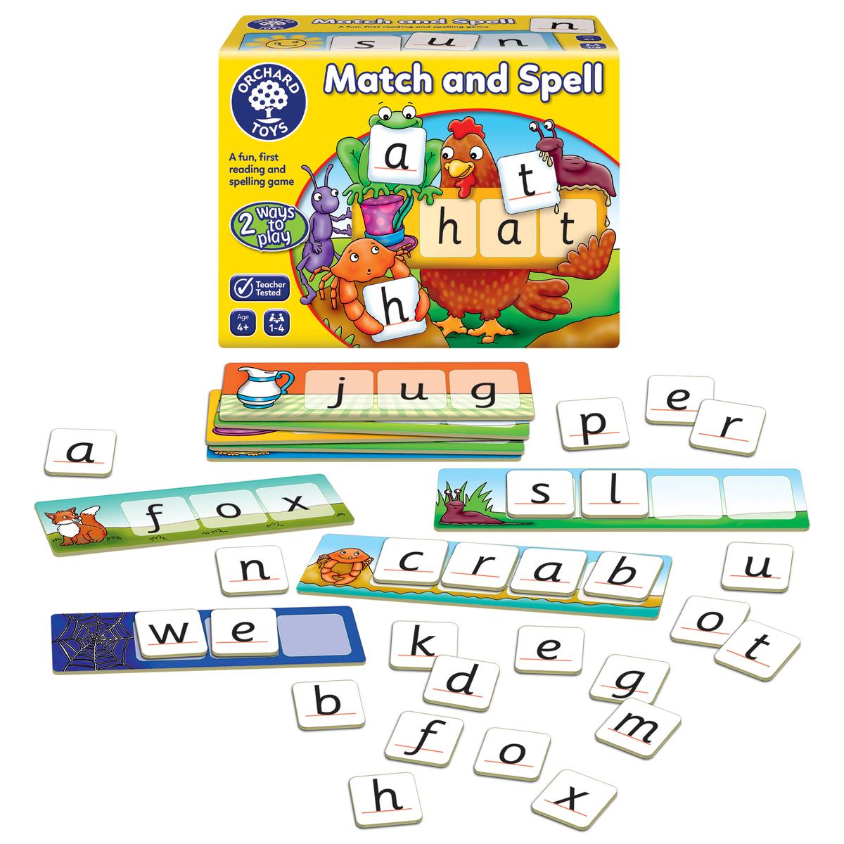 Orchard Toys Match and Spell Board Game | HC1506005 | Findel Dryad