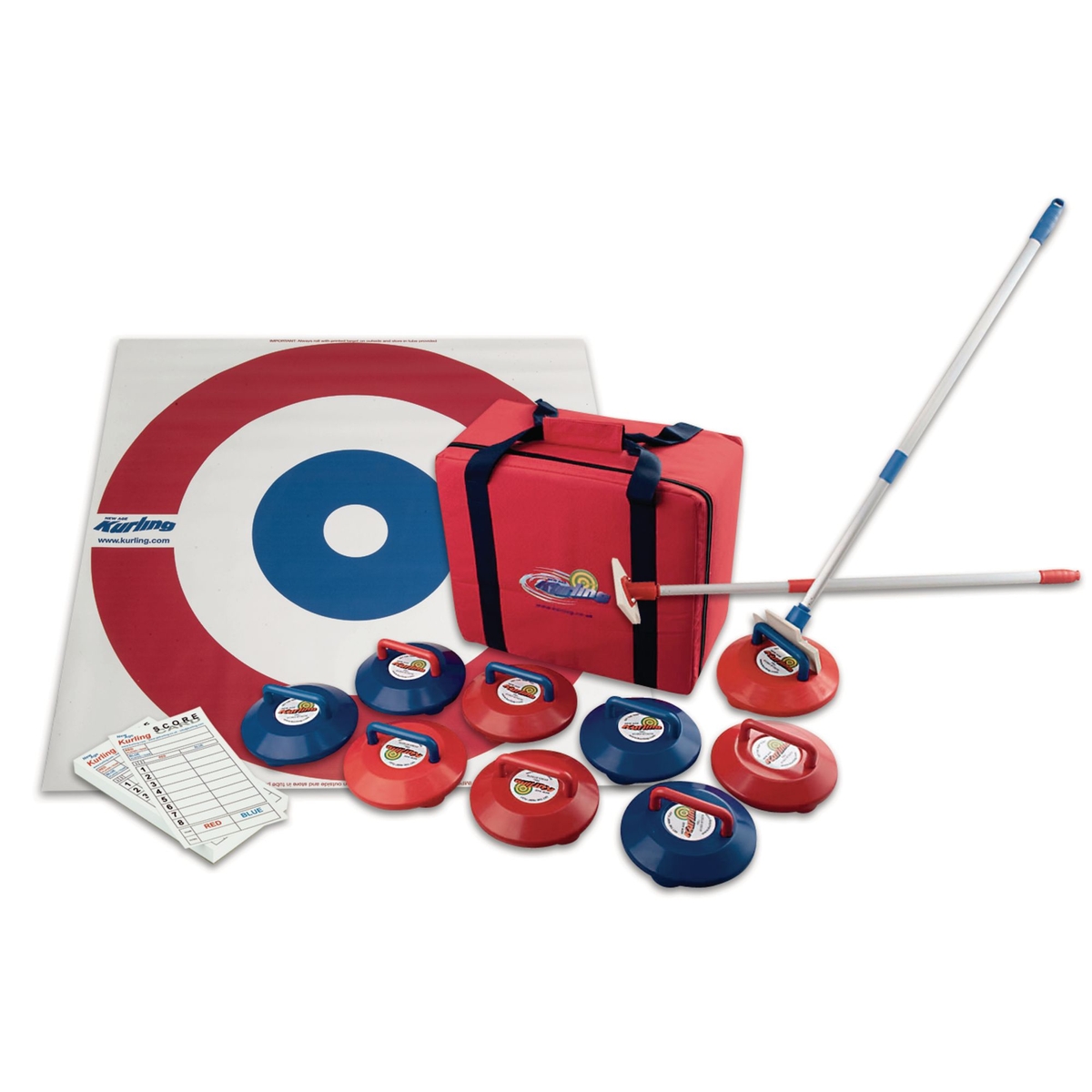 New Age Kurling Competition Kit - Red/Blue | HC1529095 | Findel ...