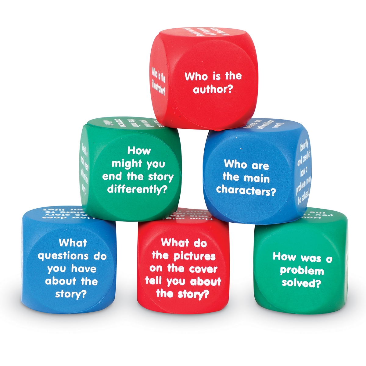 Learning Resources Reading Comprehension Cubes - KS2 | HE1536875 | Hope