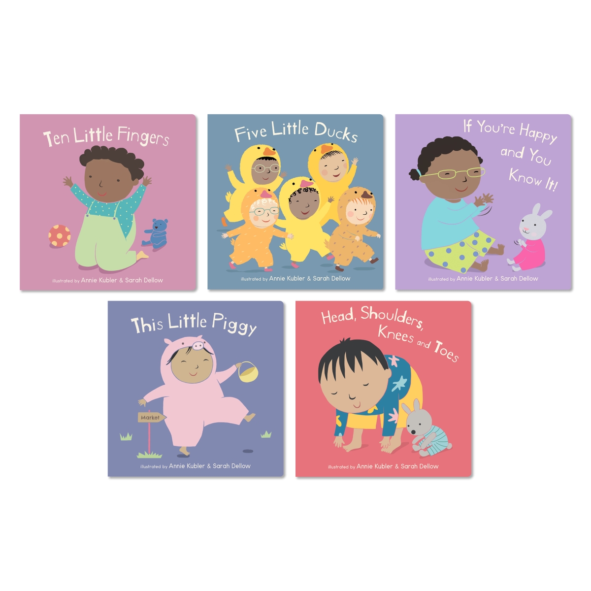 Songs and Rhymes Board Books for Early Years - Pack of 5 | G1545121 | GLS
