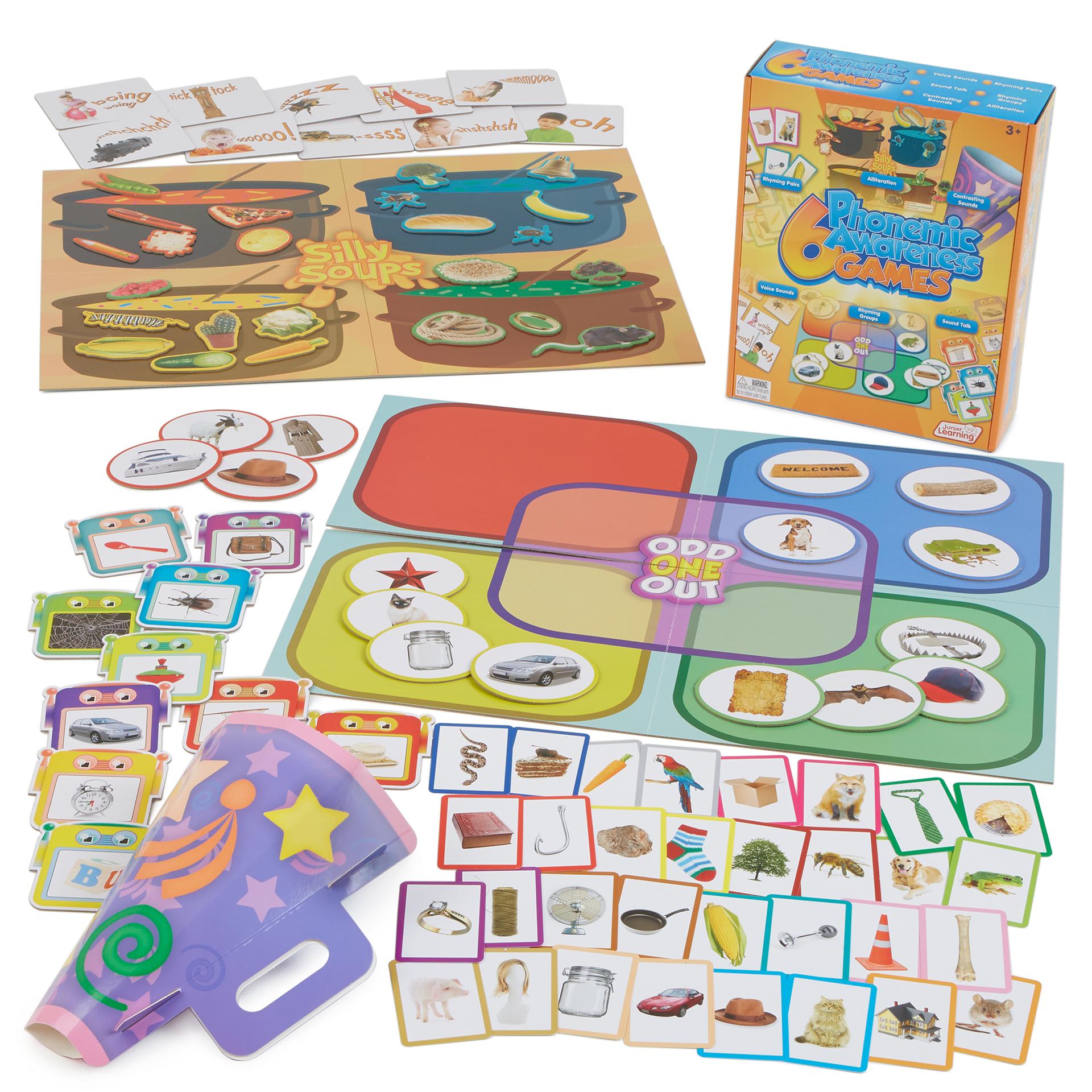 Junior Learning 6 Phonemic Awareness Games | HC1546652 | Findel Dryad
