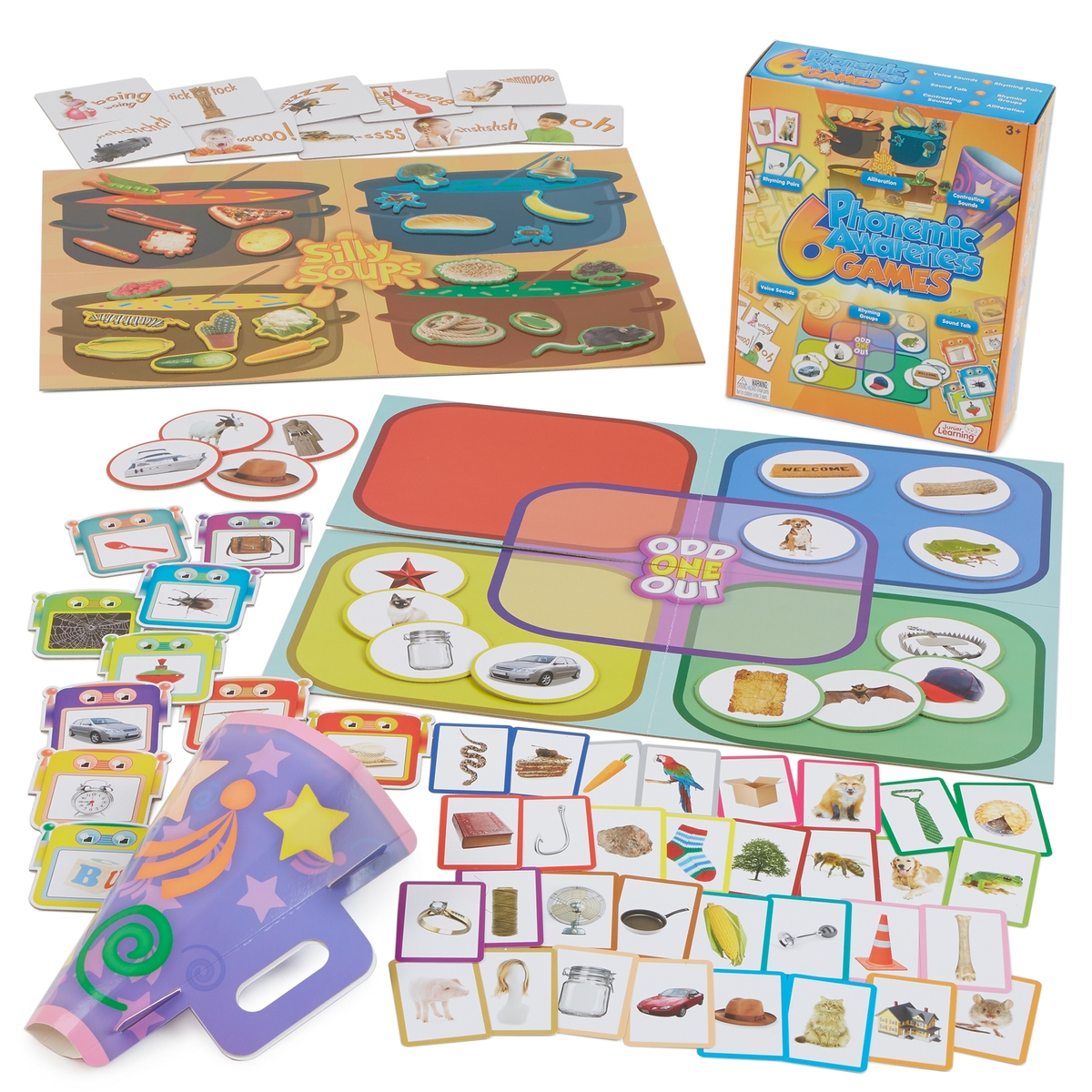Junior Learning 6 Phonemic Awareness Games | HC1546652 | Findel Dryad
