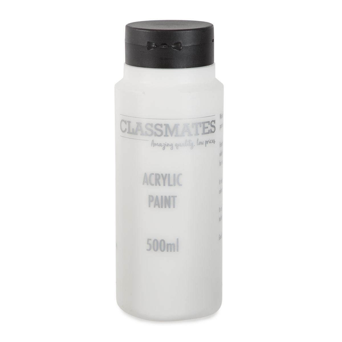 Classmates Acrylic Paint - White - 500ml | HE1554971 | Hope