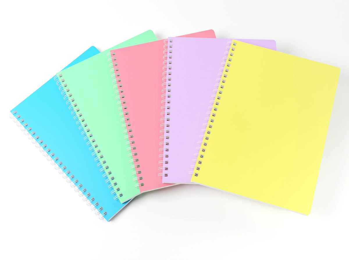 Silvine Polyprop Notebooks - Assorted - A5 - Pack of 10 | G1565760 | GLS