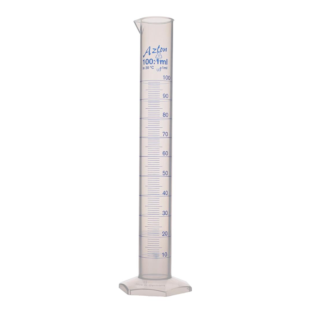 AZLON Measuring Cylinder - Tall Form - 100ml - Pack of 5 | B8R06745 ...