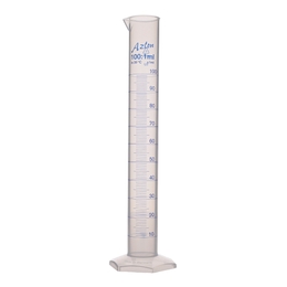 E8R06745 Azlon Measuring Cylinder Tall Form 100ml Pack Of 5 