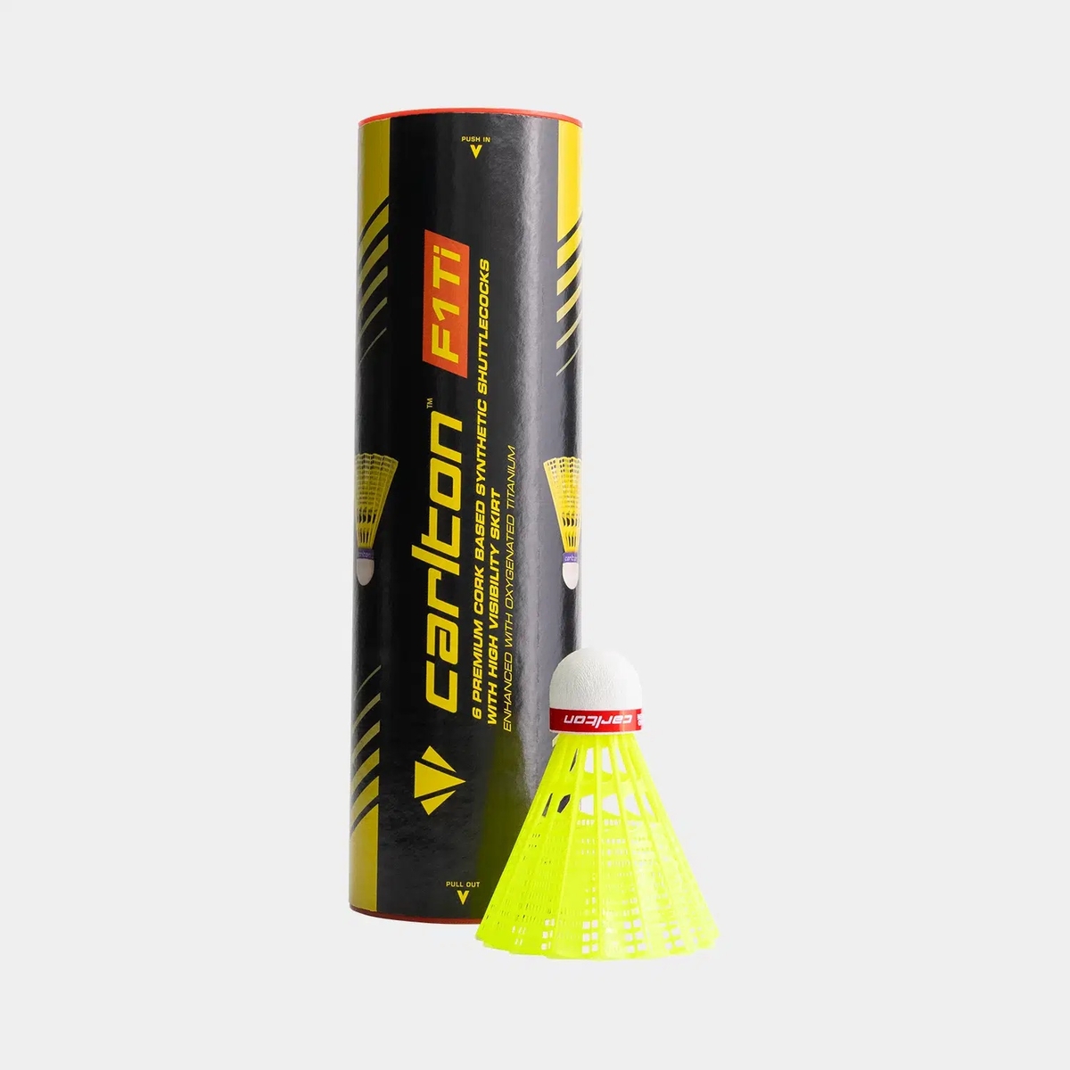 Carlton F1 Shuttlecocks - Yellow - Fast - Pack of 6 | HC1570346 ...