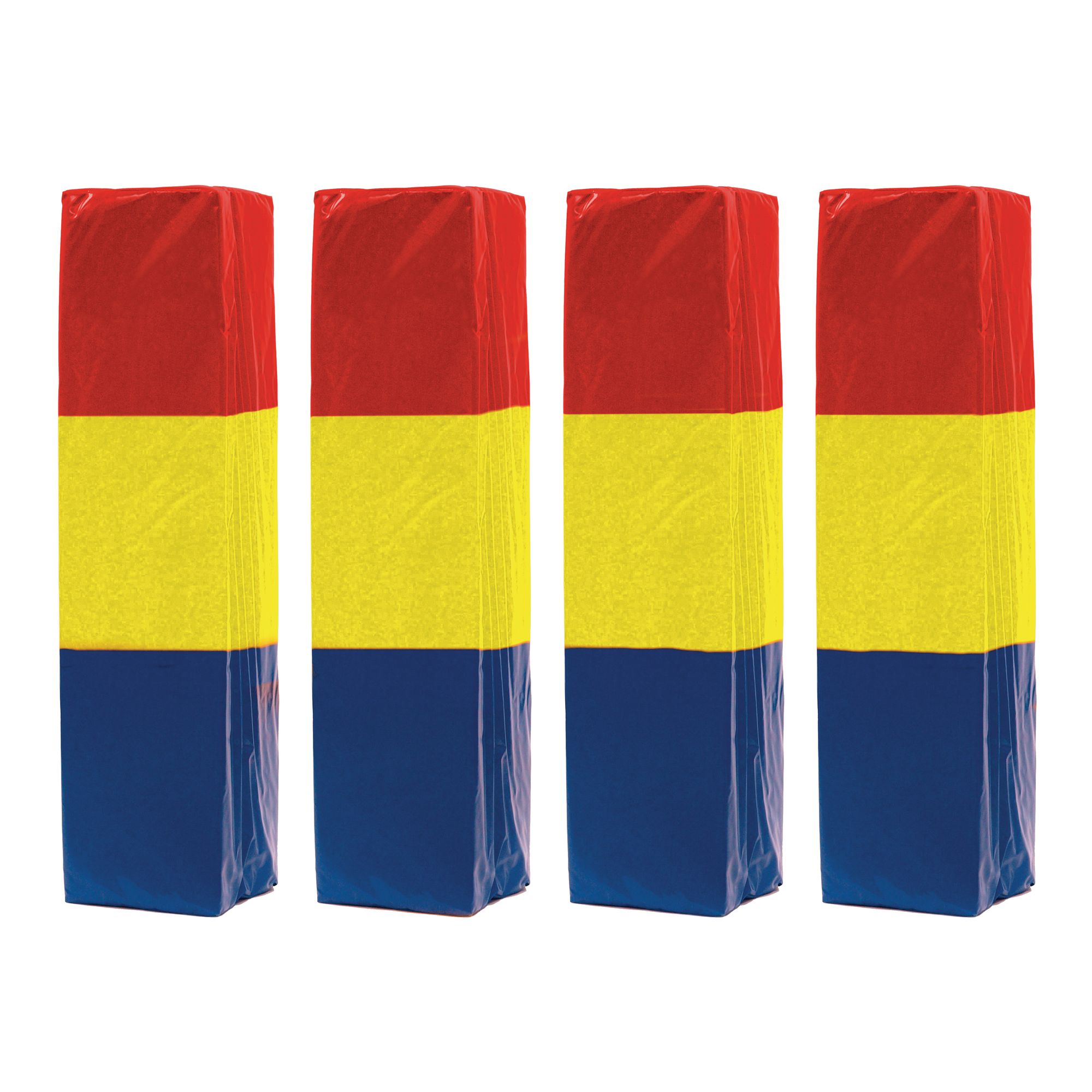 PRGP07870 - Centurion Rugby Post Pad - Red/Yellow/Blue - 7in - Pack of ...