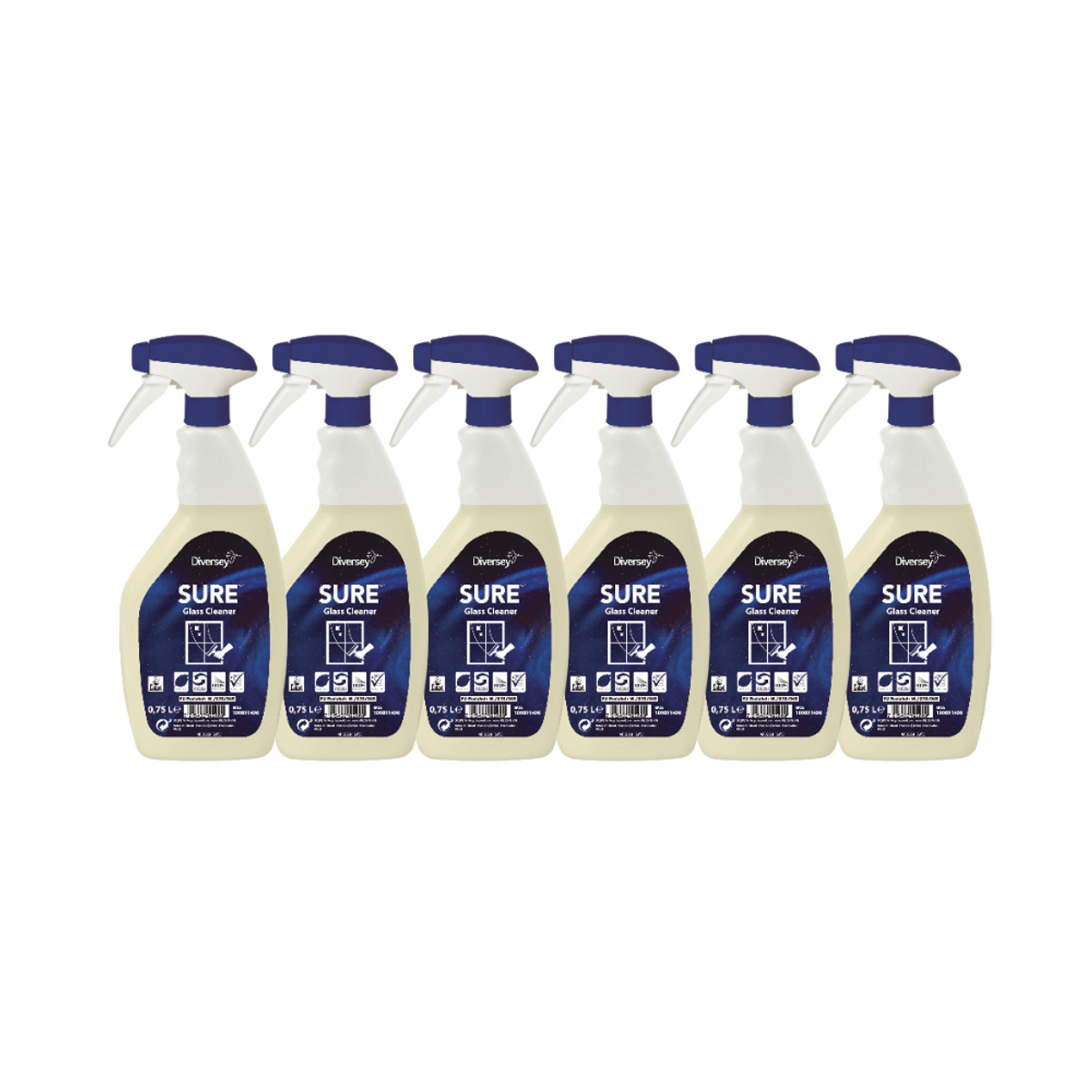 Sure Glass Cleaner - 750ml - Pack of 6 | HC1594201 | Findel International