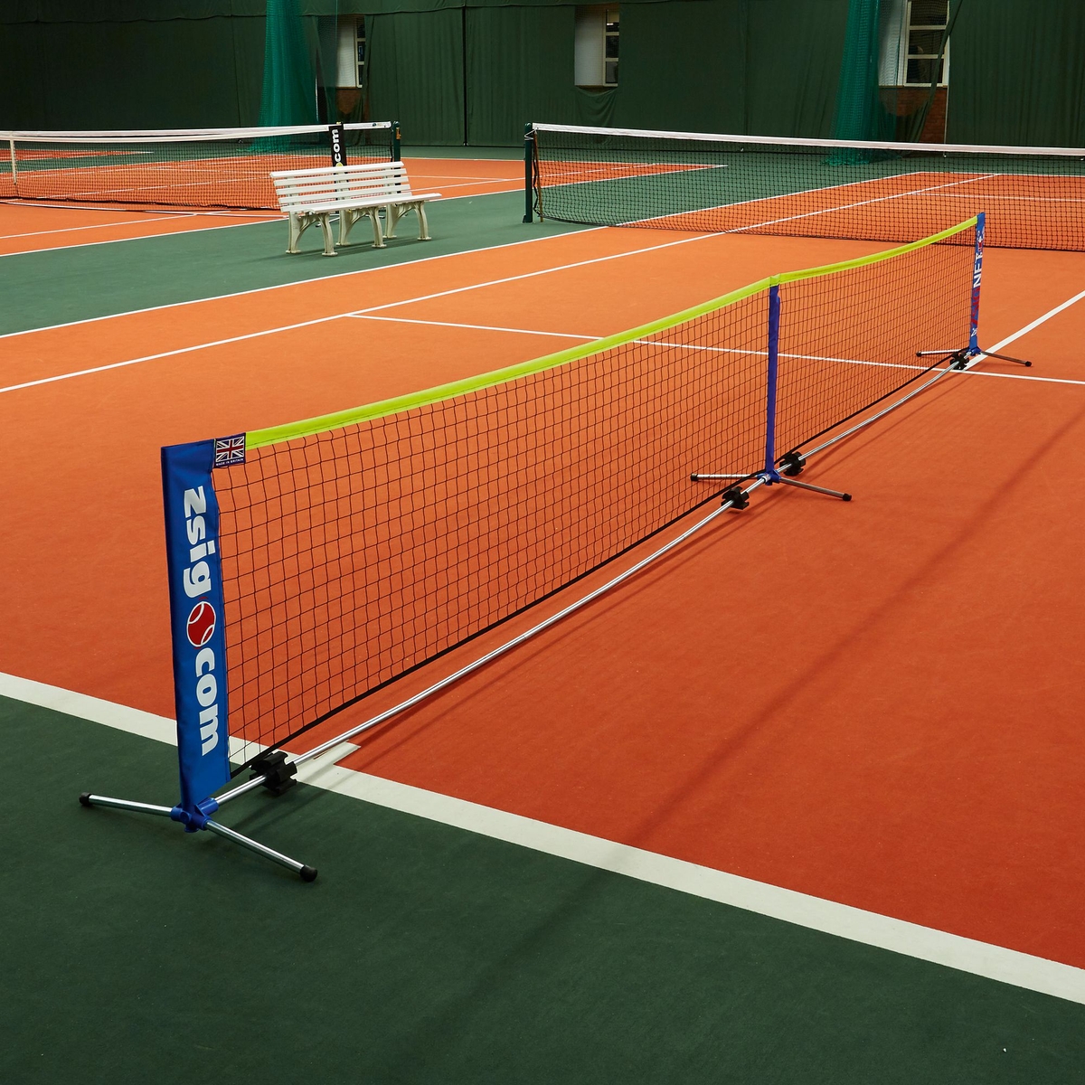 Zsignet Modular Tennis Net - 3 and 6m | PTNP07879 | Davies Sports
