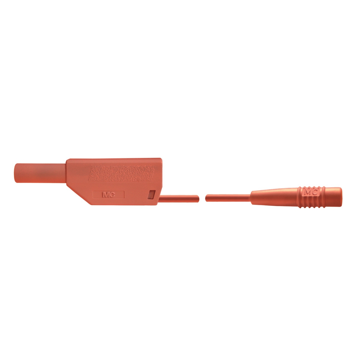 Safety Lead - Plug and Socket - Red | B8R07149 | Philip Harris