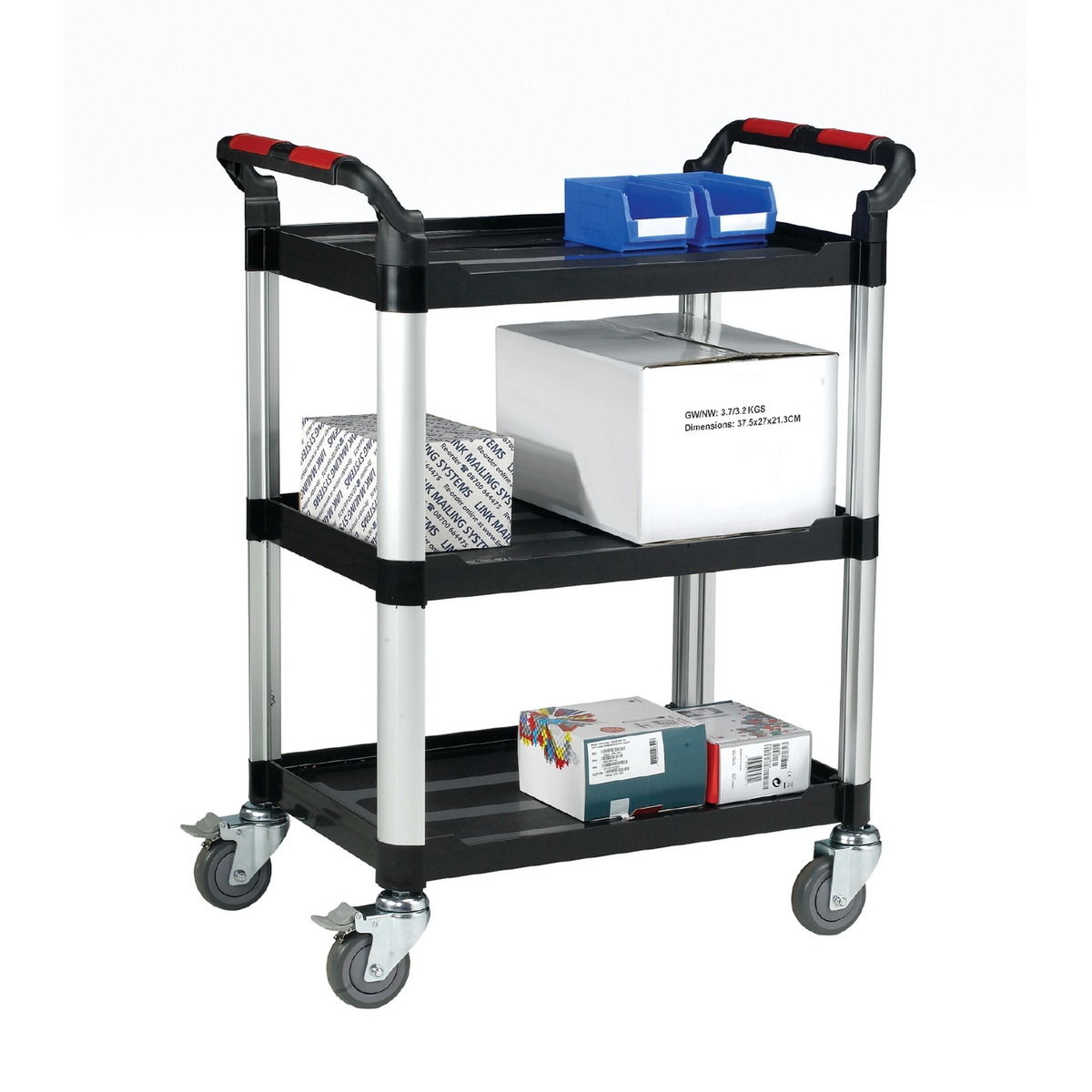 Plastic Tray Trolley with 3 Shelves | HC1689580 | Findel International