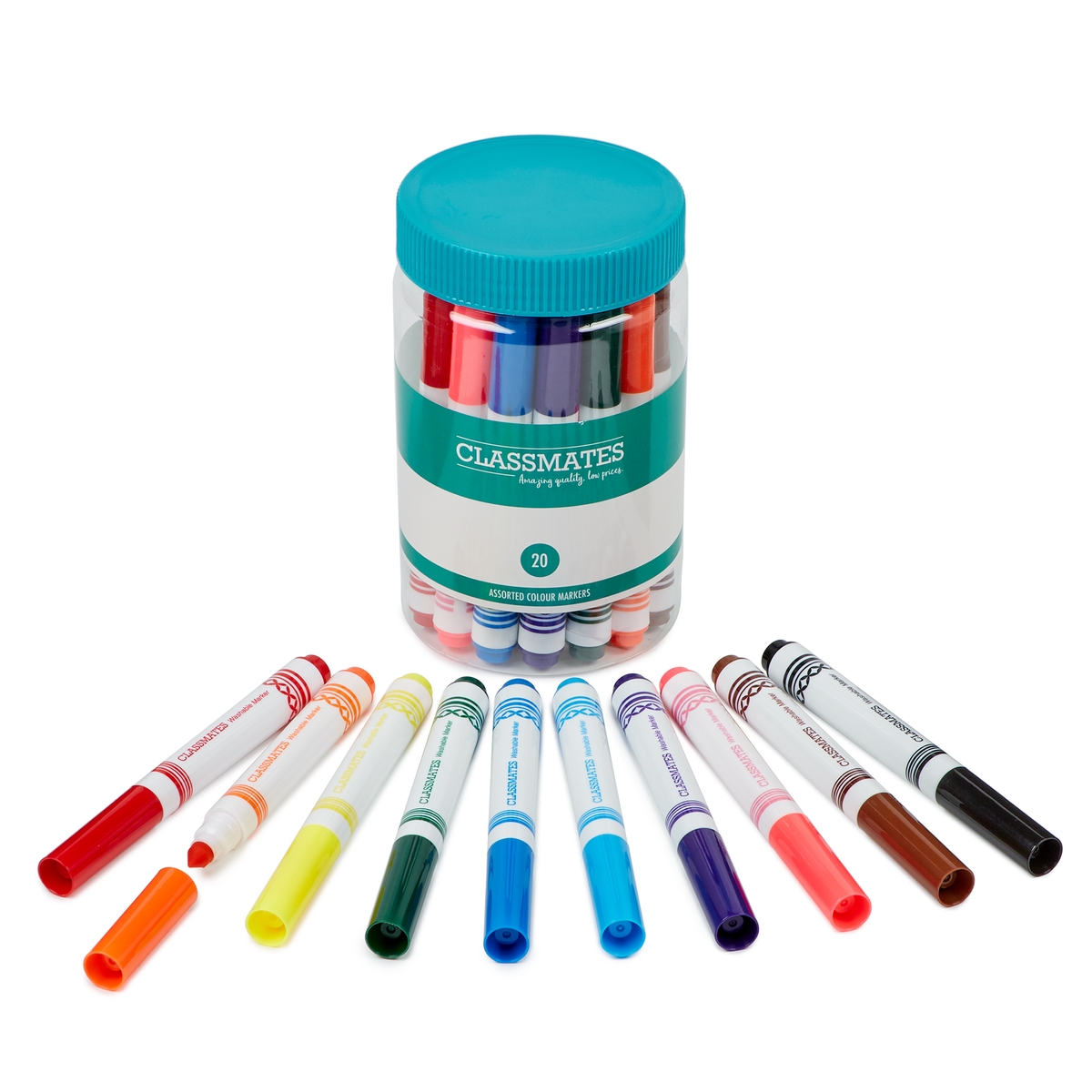 Classmates Colour Marker Pens - Pack of 20 | HE103556 | Hope