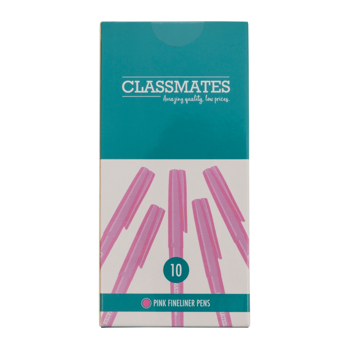 Classmates Fineliner Pen - Pink - Pack of 10 | HC1319181 | Findel ...