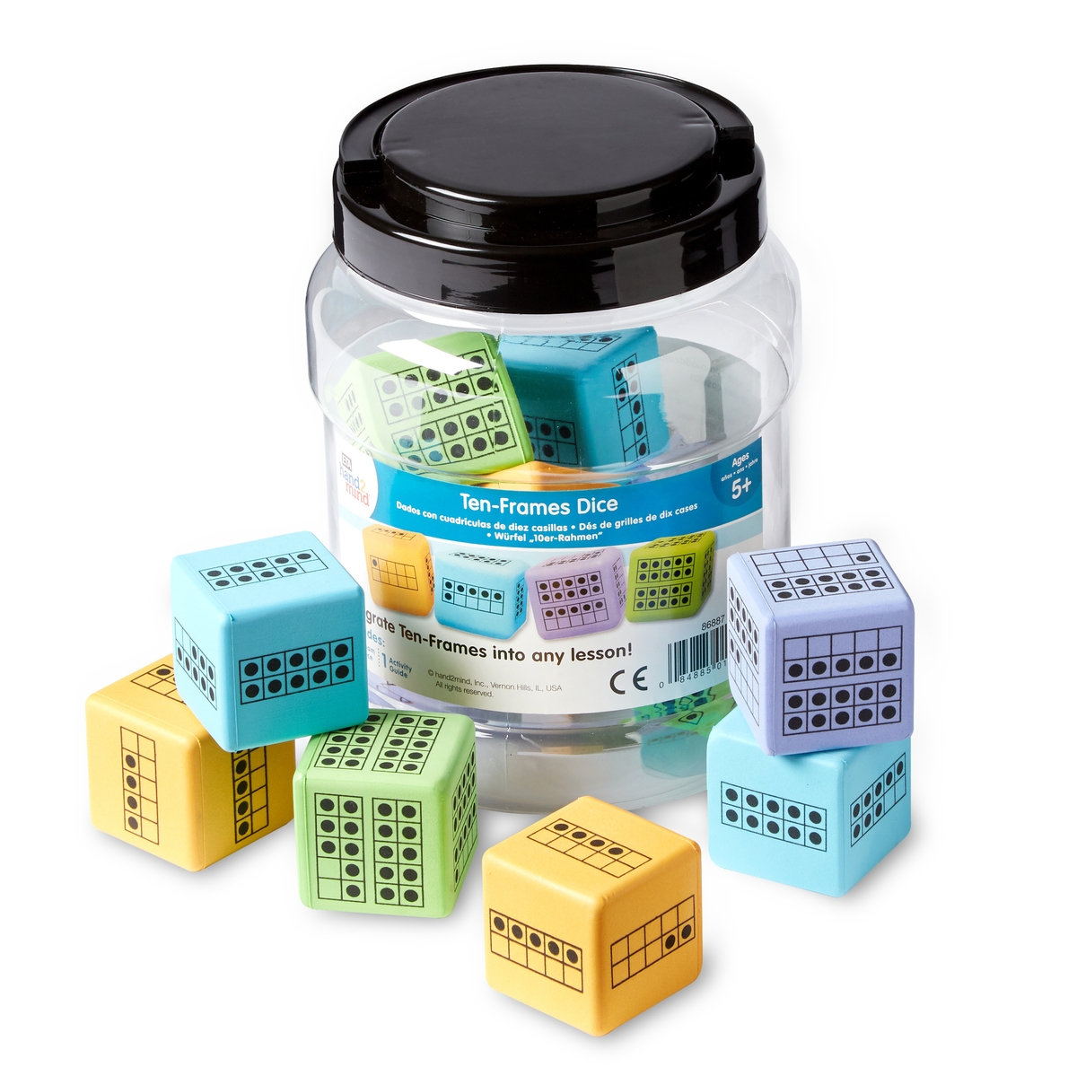 Learning Resources Ten-Frame Dice | HE1768788 | Hope