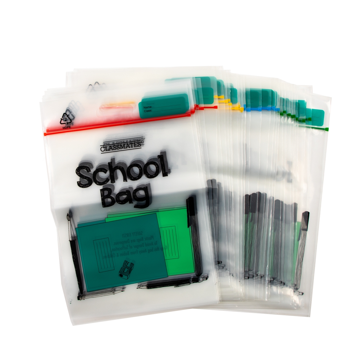 Classmates Book Bags - A4 - Assorted - Pack of 40 | HE1770793 | Findel ...