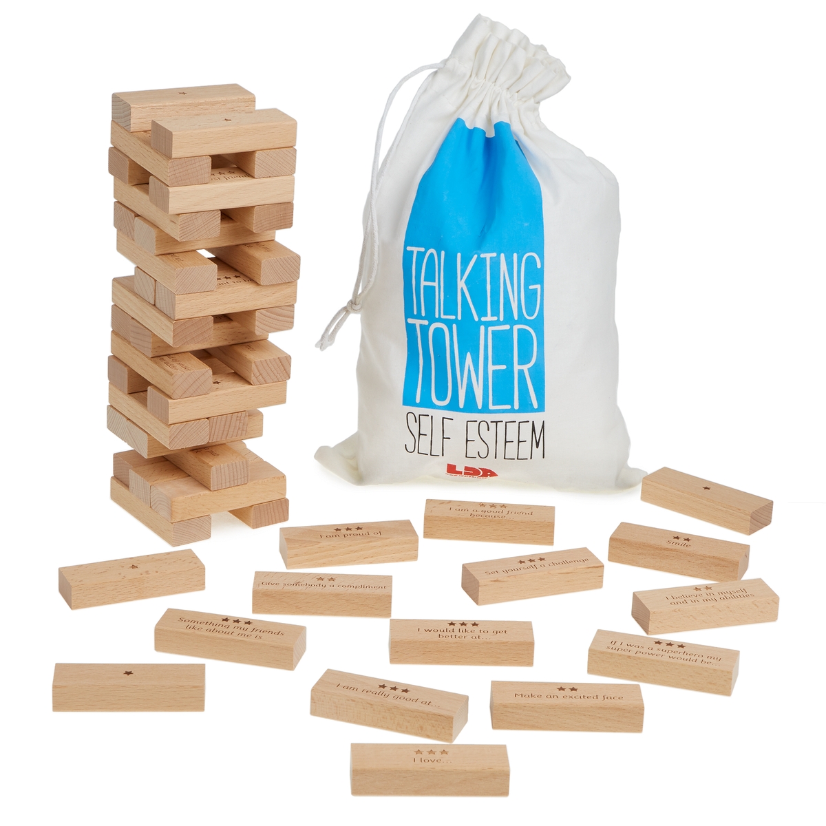 LDA Wood Talking Tower - Self Esteem | HC1773657 | Findel International