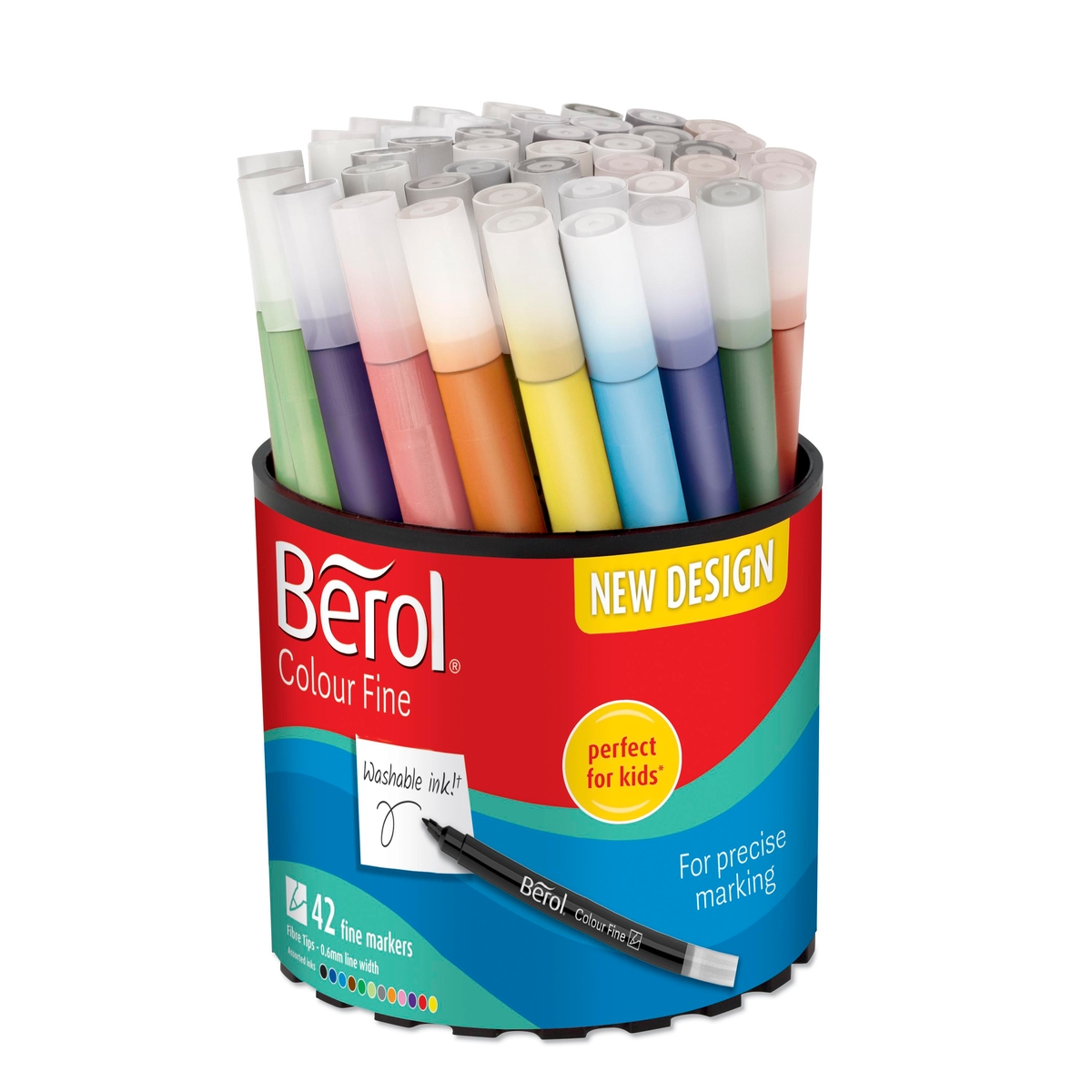 Berol Colour Fine Pens - Pack of 42 | HE1774068 | Hope
