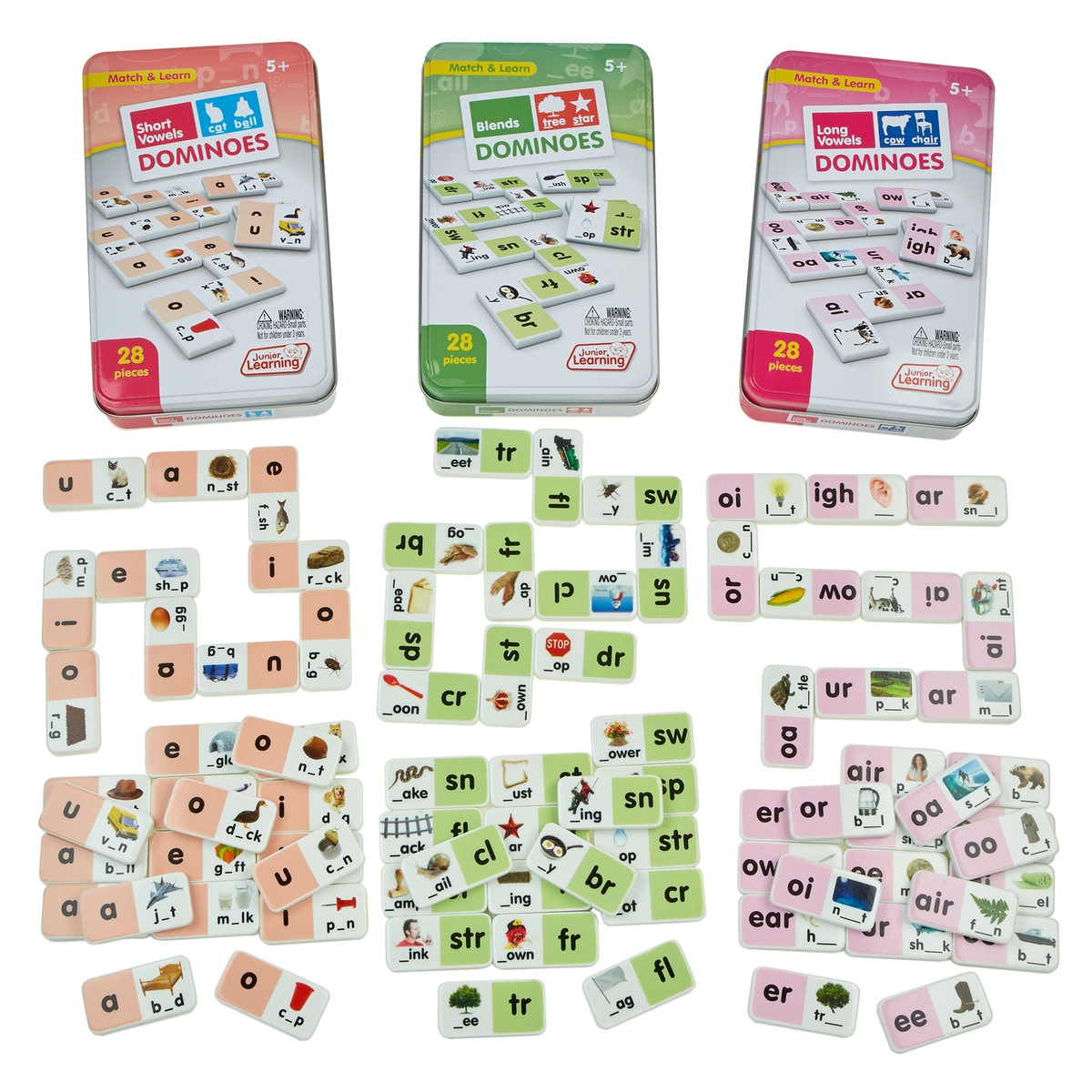 Junior Learning Phonics Dominoes - Set 2 | HC1775412 | Findel International