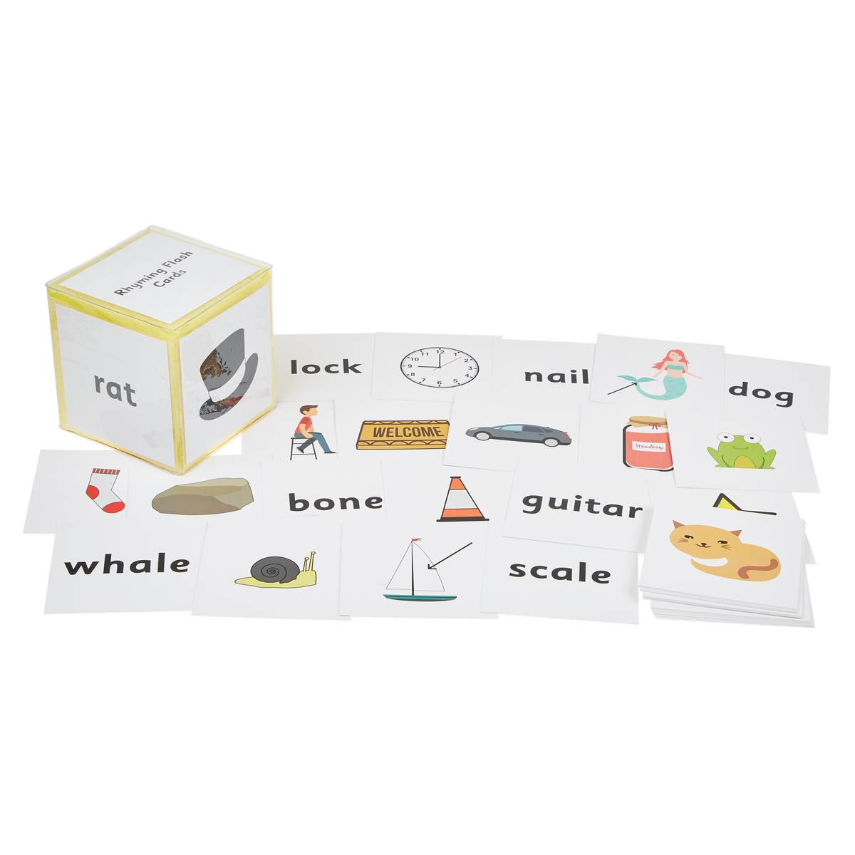 Rhyming Flash Cards from Hope Education - Pack of 50 | HC1776048 ...