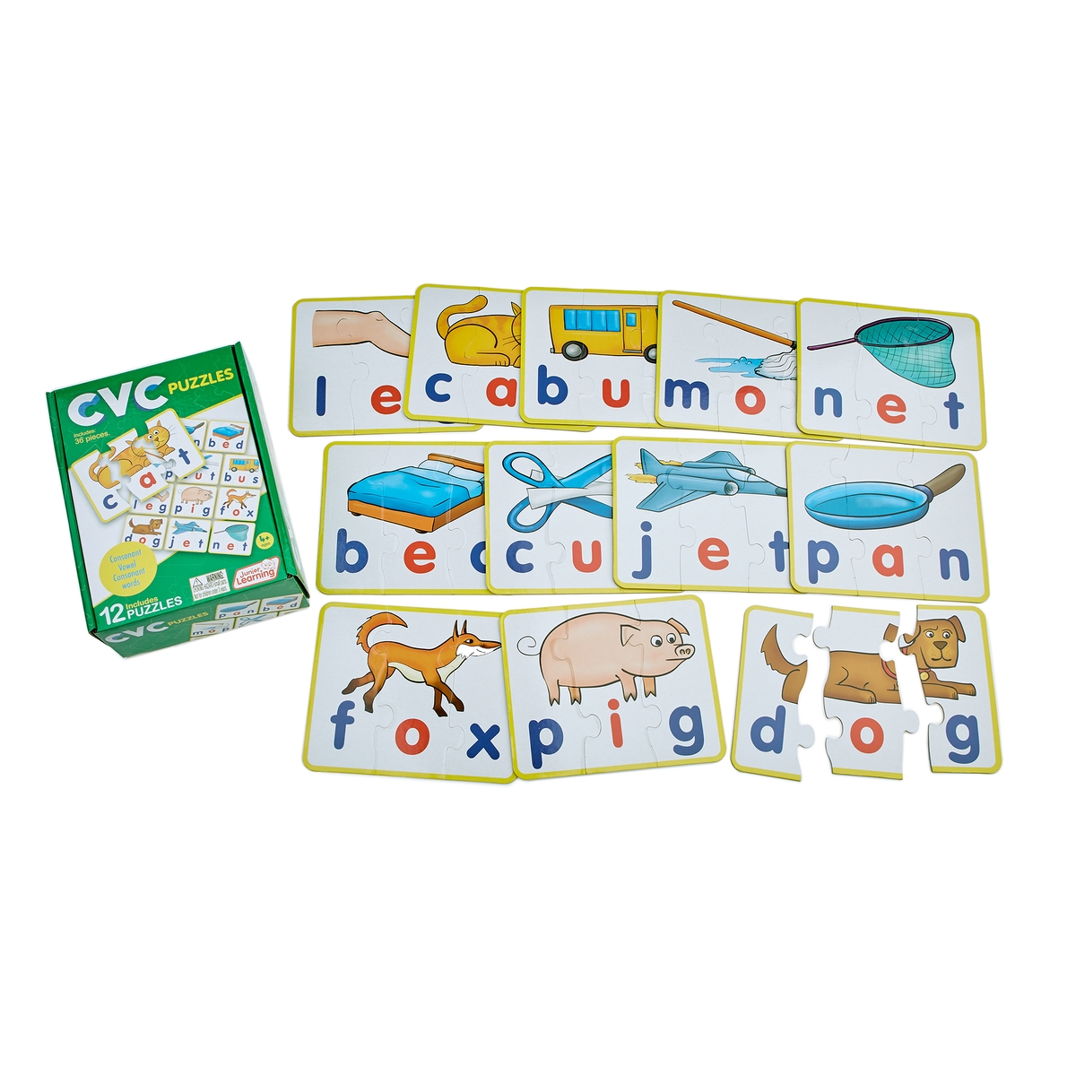 Junior Learning CVC Puzzles | G1776622 | GLS