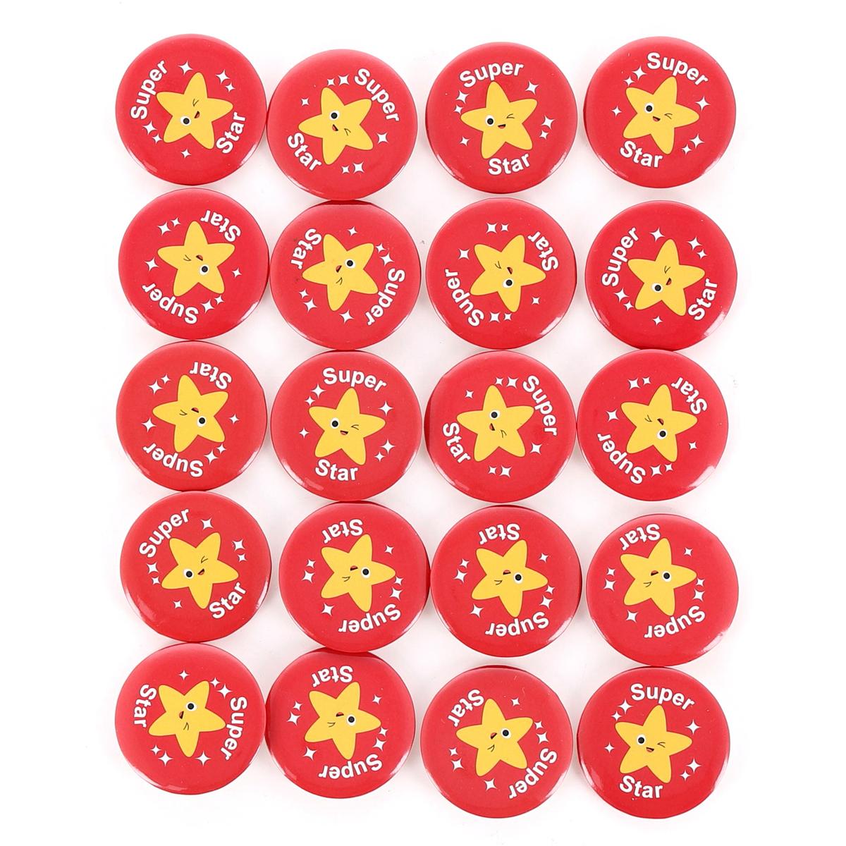 Classmates Gold Star Reward Badges - 38mm - Pack of 20 | HC1778066 ...
