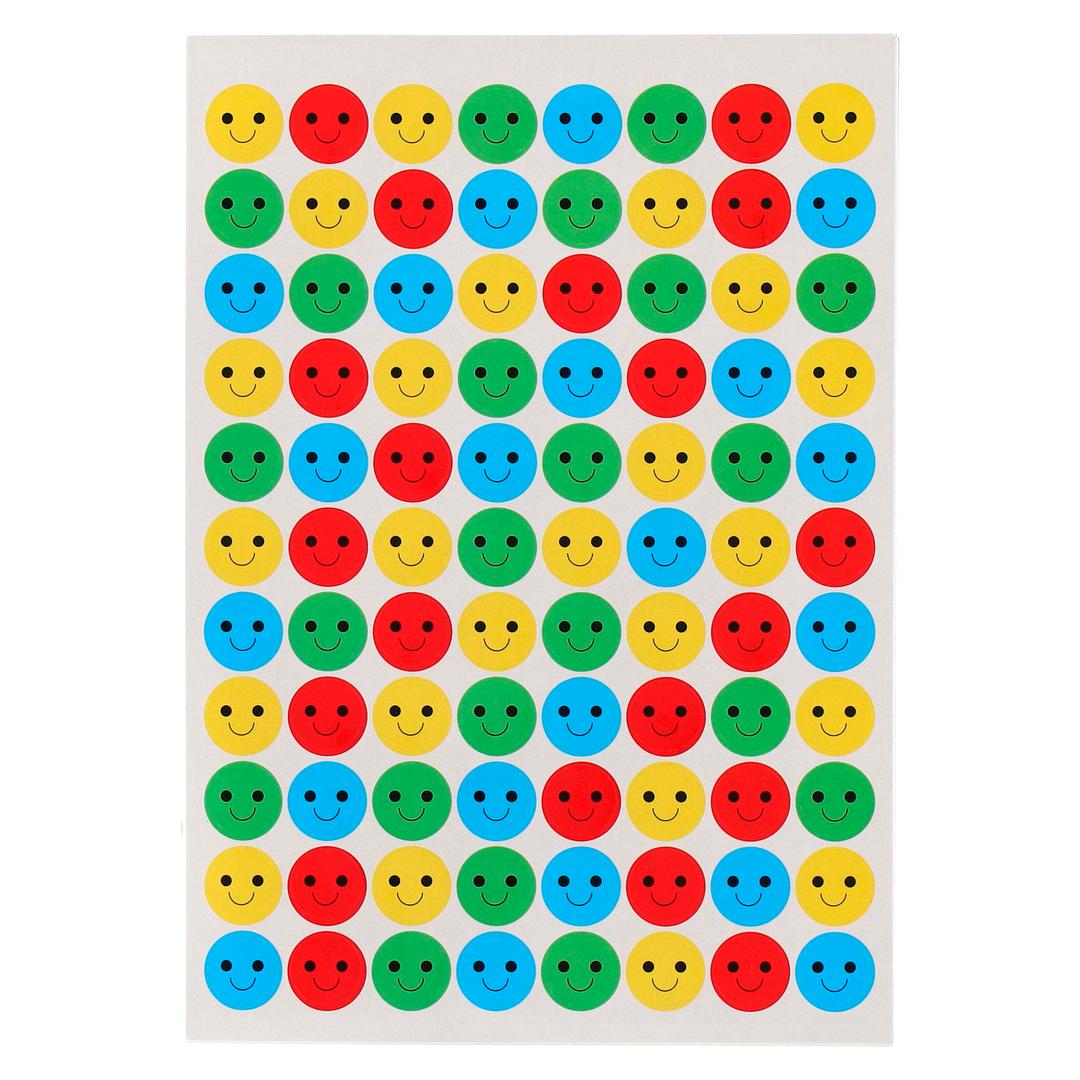Classmates Smiley Face Stickers - 15mm - Pack of 1056 | HE1778929 | Hope