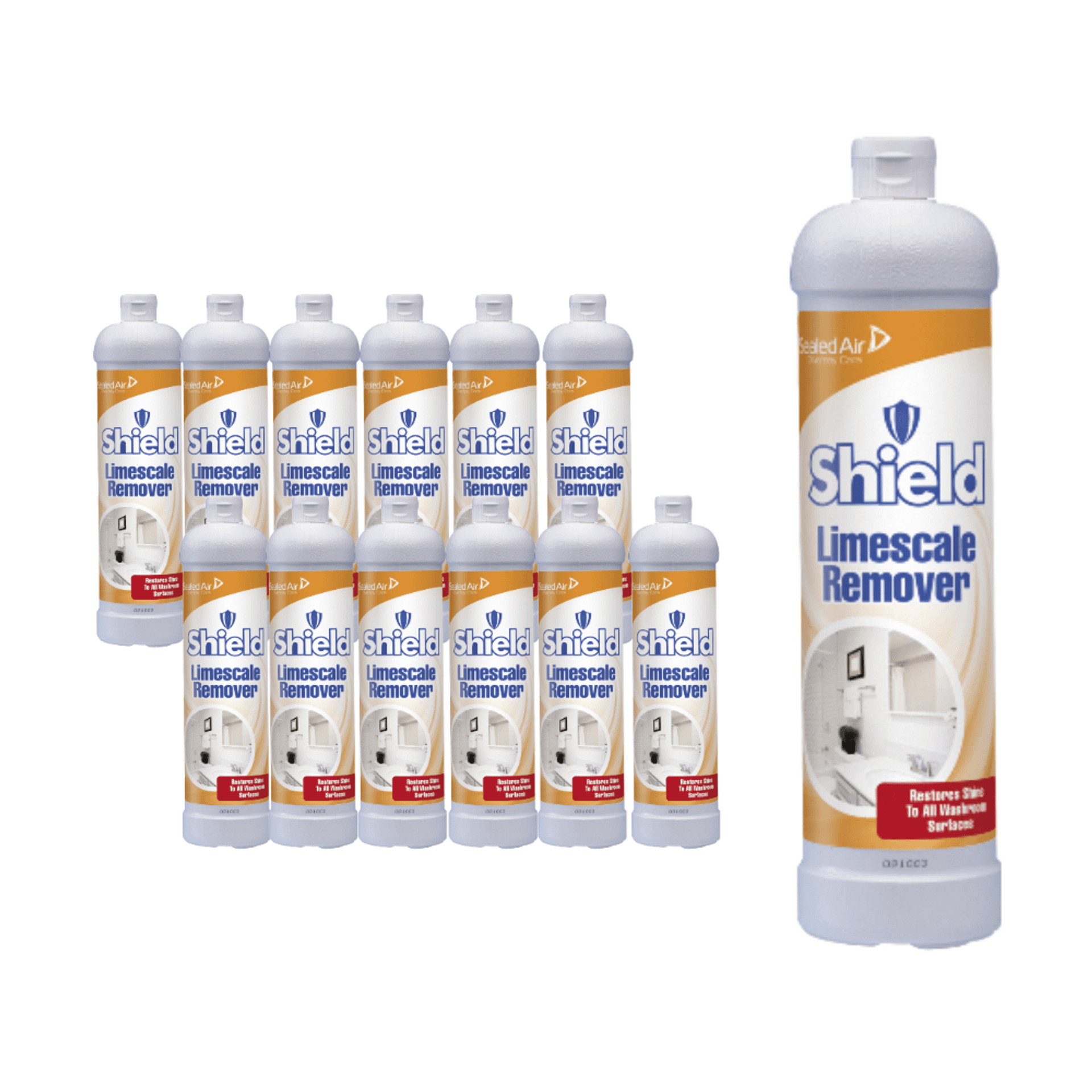Shield Limescale Remover - 1L - Pack of 12 | HE1790305 | Hope
