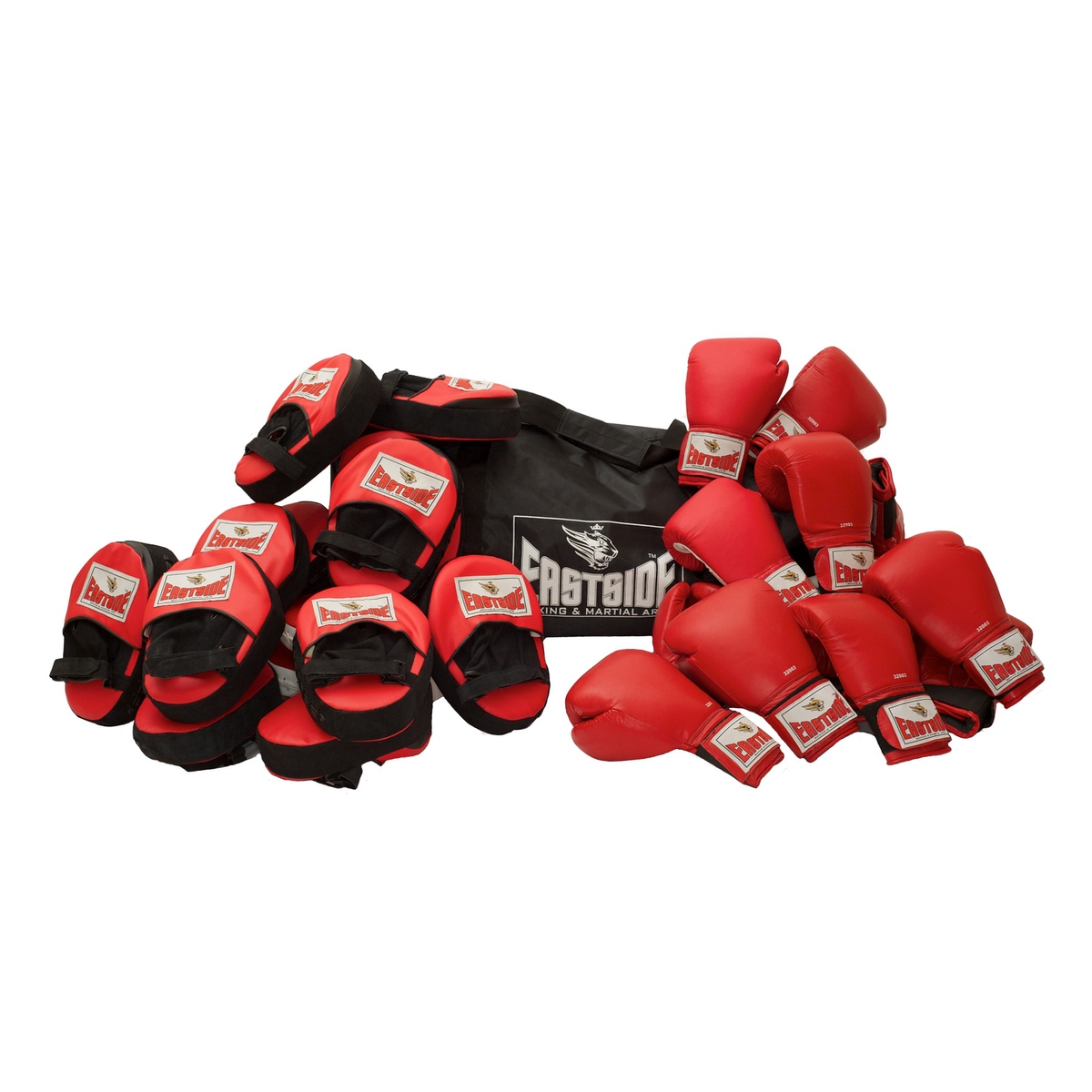 Eastside Boxing Active Group Set - Red/Black | PBXP10674 | Davies Sports