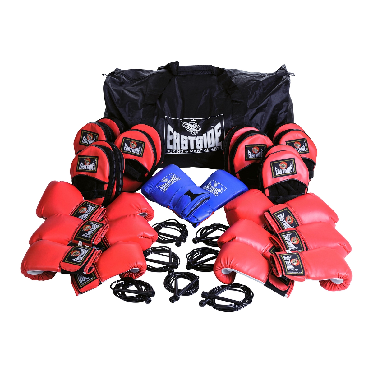 Eastside Boxing Box Fit Kit - Red/Black | HC1800336 | Findel International