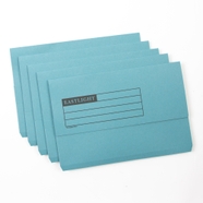 HE1810058 EASTLIGHT Document Wallets Foolscap Blue Pack Of 50 HE1810058 EASTLIGHT Document Wallets Foolscap Blue Pack Of 50