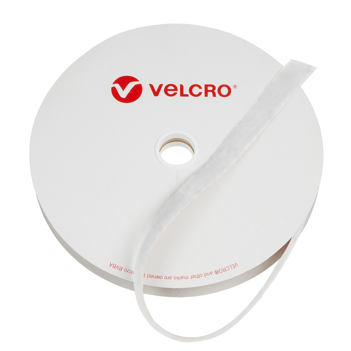 VELCRO Brand Stick on Tape (Loop Only) - 25mm - White | G1810461 | GLS