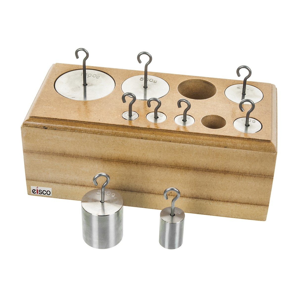 eisco Stainless Steel Weights - Pack of 9 - 10g to 1kg | HC1810659 ...