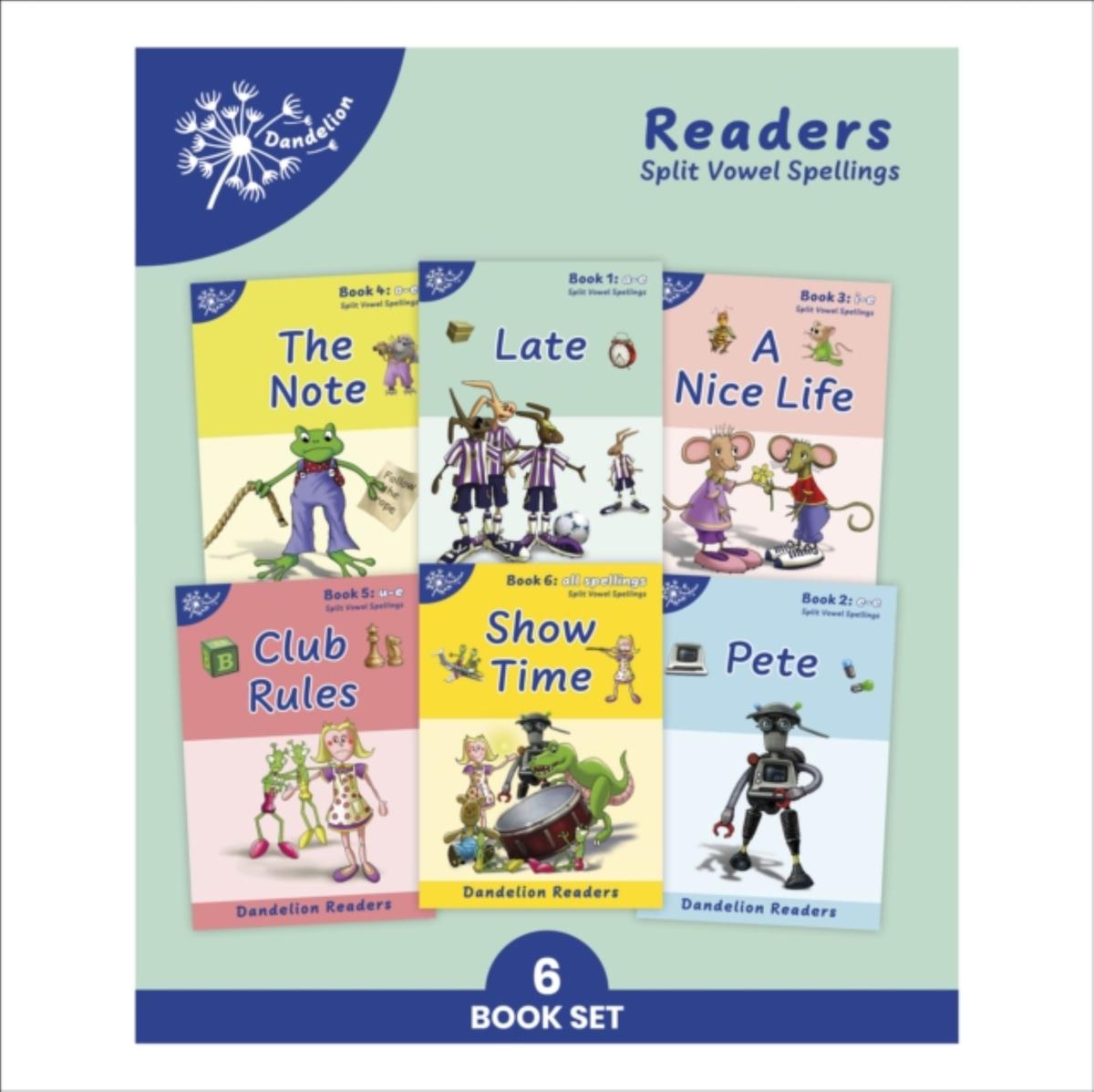 Dandelion Phonic Readers- Split Vowels Book Pack | HC1814656 | Findel ...