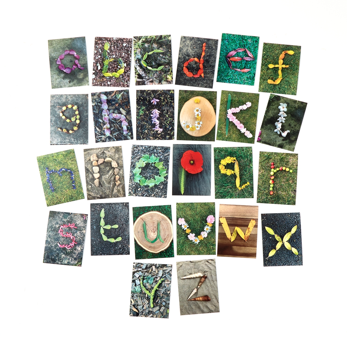 Lowercase - Natural Alphabet Cards from Hope Education | HE1824753 | Hope