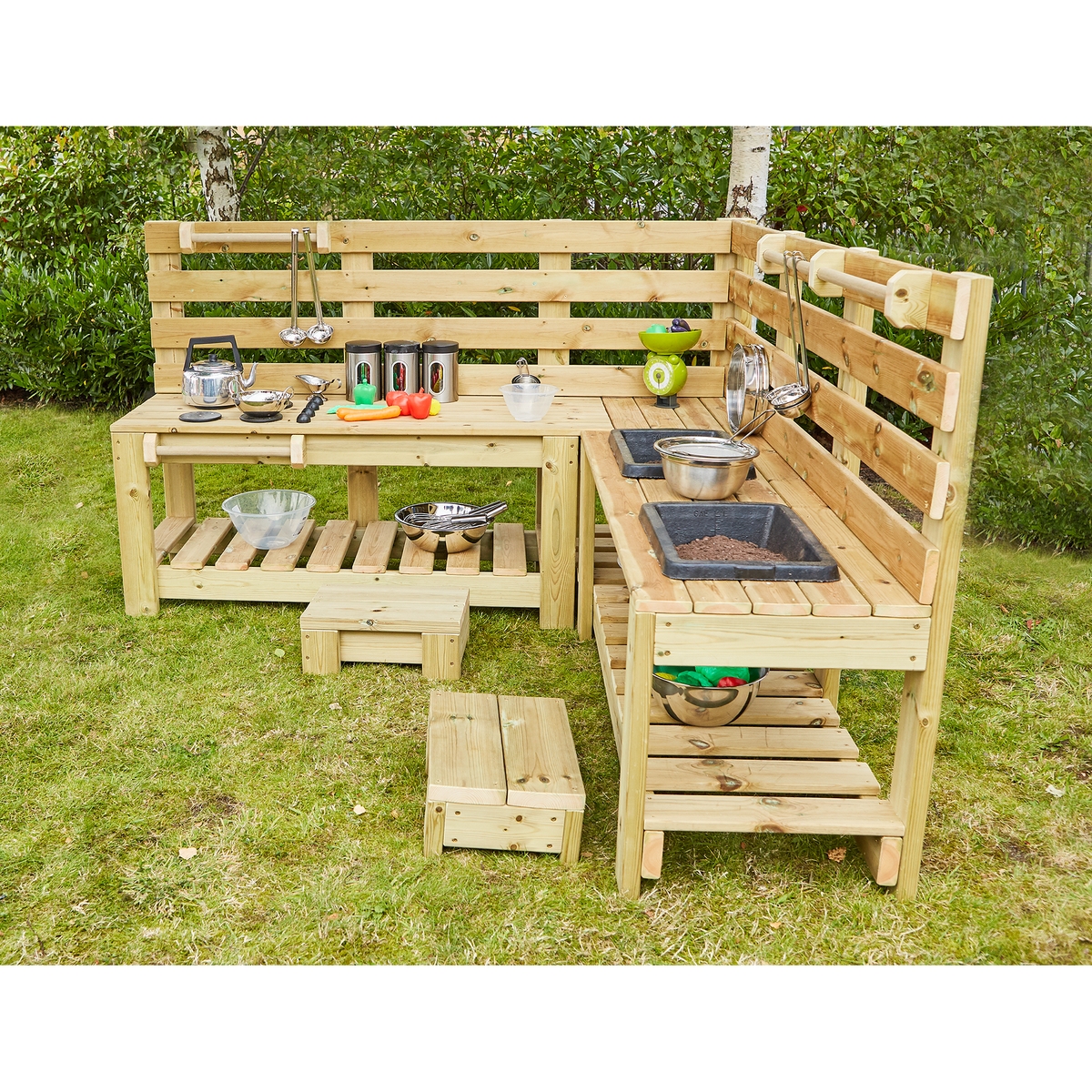 Outdoor L Shaped Mud Kitchen from Hope Education | HC1827618 | Findel ...