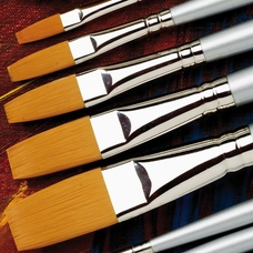 HC1828730 - Specialist Crafts Student Flat Synthetic Long Handled Brush ...
