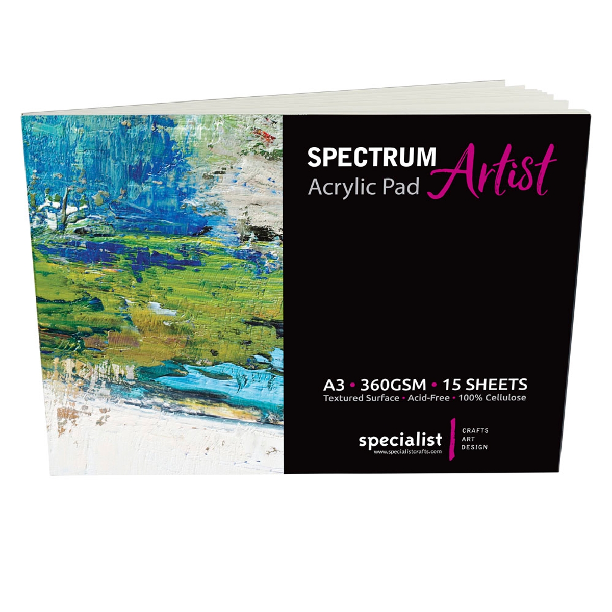 Specialist Crafts Acrylic Painting Pad - A3 | HC1828764 | Findel ...