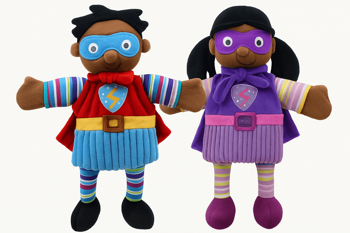 Superhero Puppets - Pack of 2 | HE1830911 | Hope