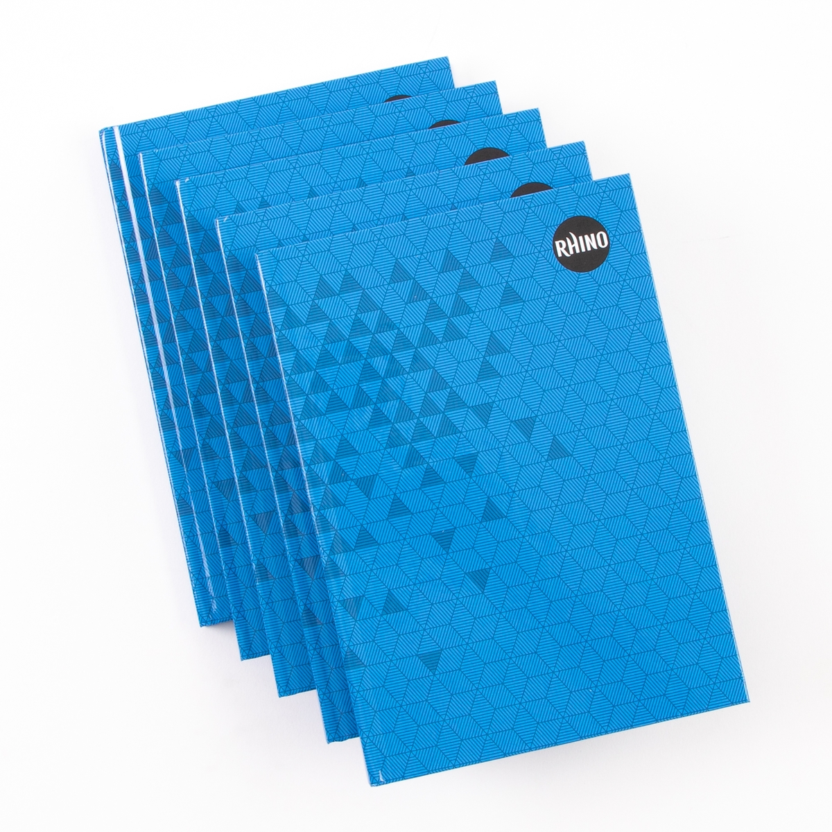 RHINO Casebound Notebook - A5 - Pack of 5 | HC1853691 | Findel International