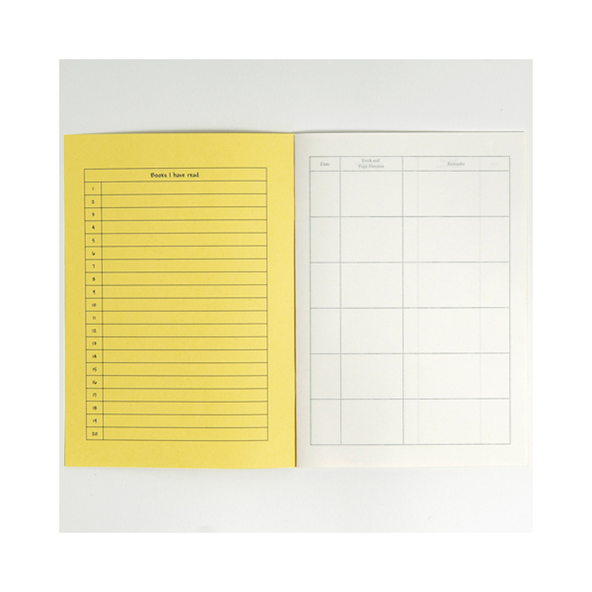 HE1853723 - A5 Reading Record Book, 32 Pages, Yellow - Pack of 100 ...