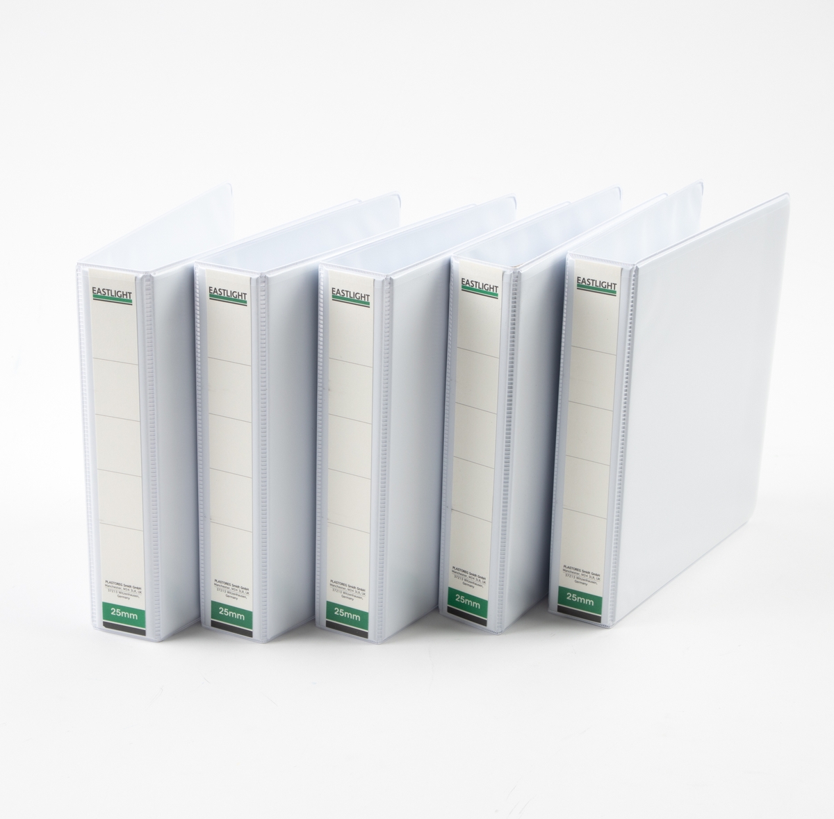 Two Ring Presentation Ring Binder - A5 - White - 38mm Spine/25mm ...