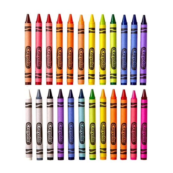 Crayola Crayons Box Crayola Crayons, Reg Size, 64 Per Box, 3 Boxes In