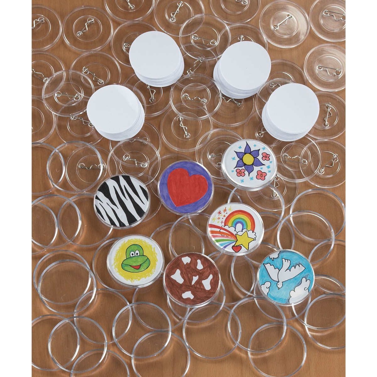 Self Assembly Badges - Pack of 100 | HC151859 | Findel International