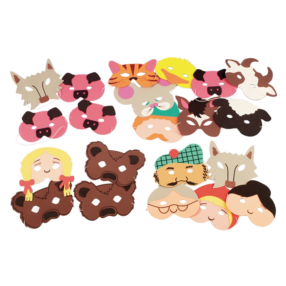 Storytelling Masks - Pack of 21 | HC486648 | Findel International