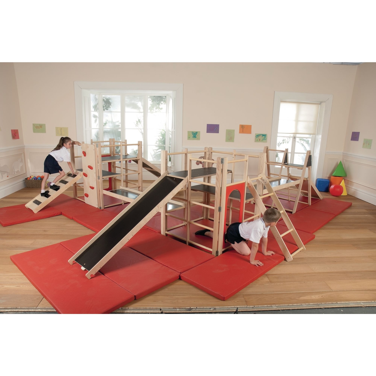 Climbing Frame Safety Mats - Red - Pack of 6 | HC48814766 | Findel ...