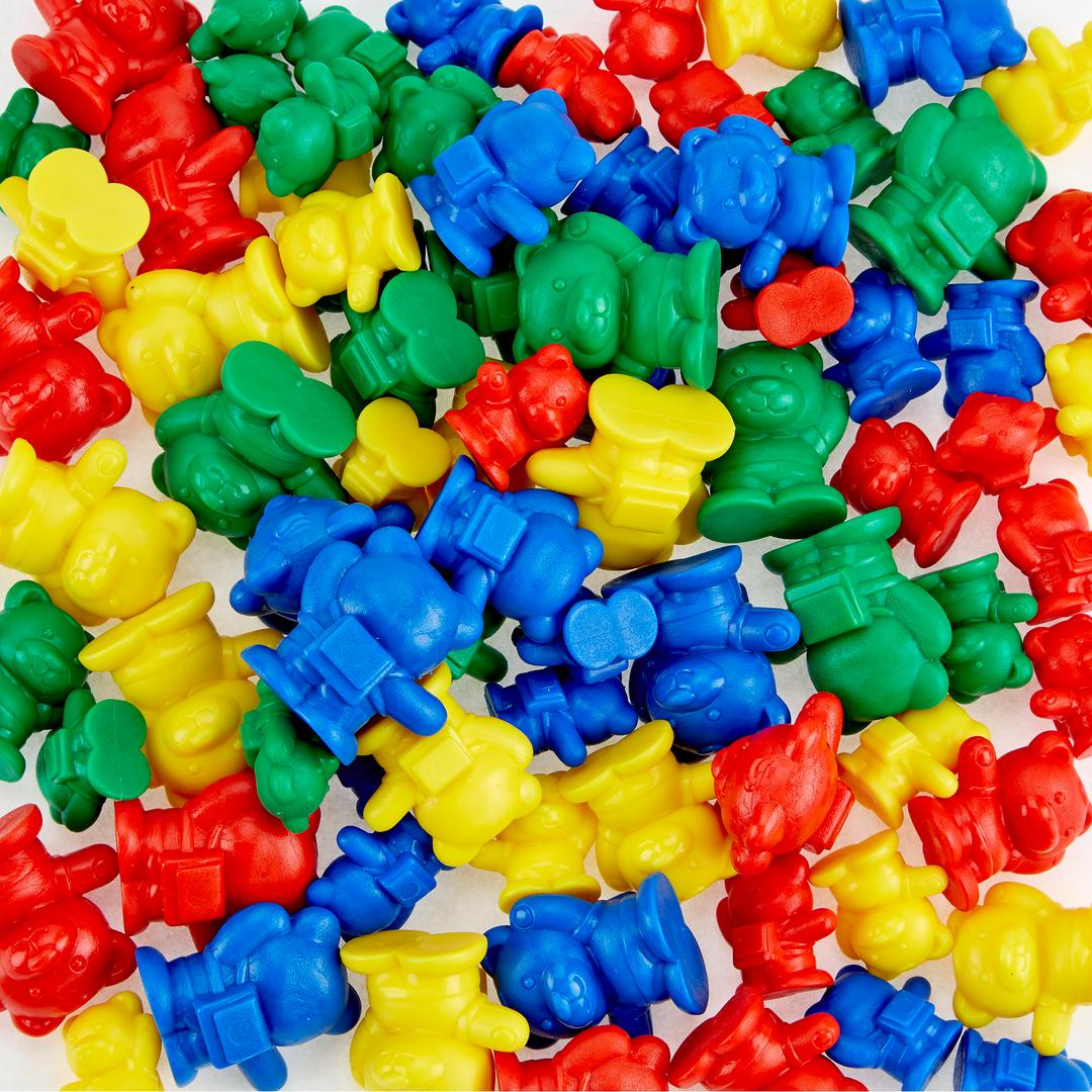 edx education Teddy Bear Rucksack Counters - Pack of 80 | G165808 | GLS