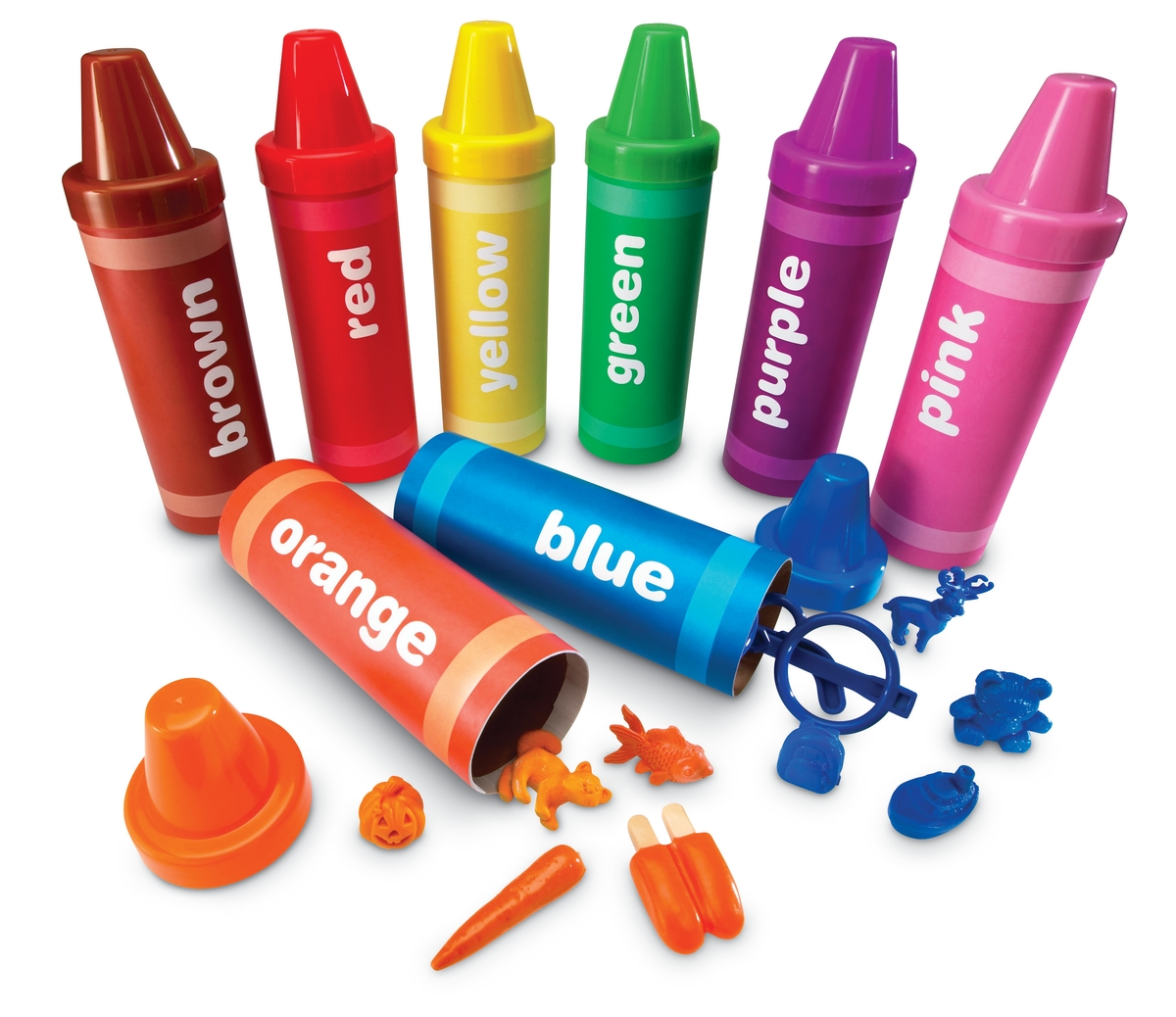 Learning Resources Rainbow Sorting Crayons | HC1002668 | Findel ...